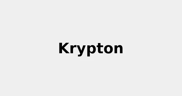 All about Krypton: Properties, Color, Uses and more... 2022
