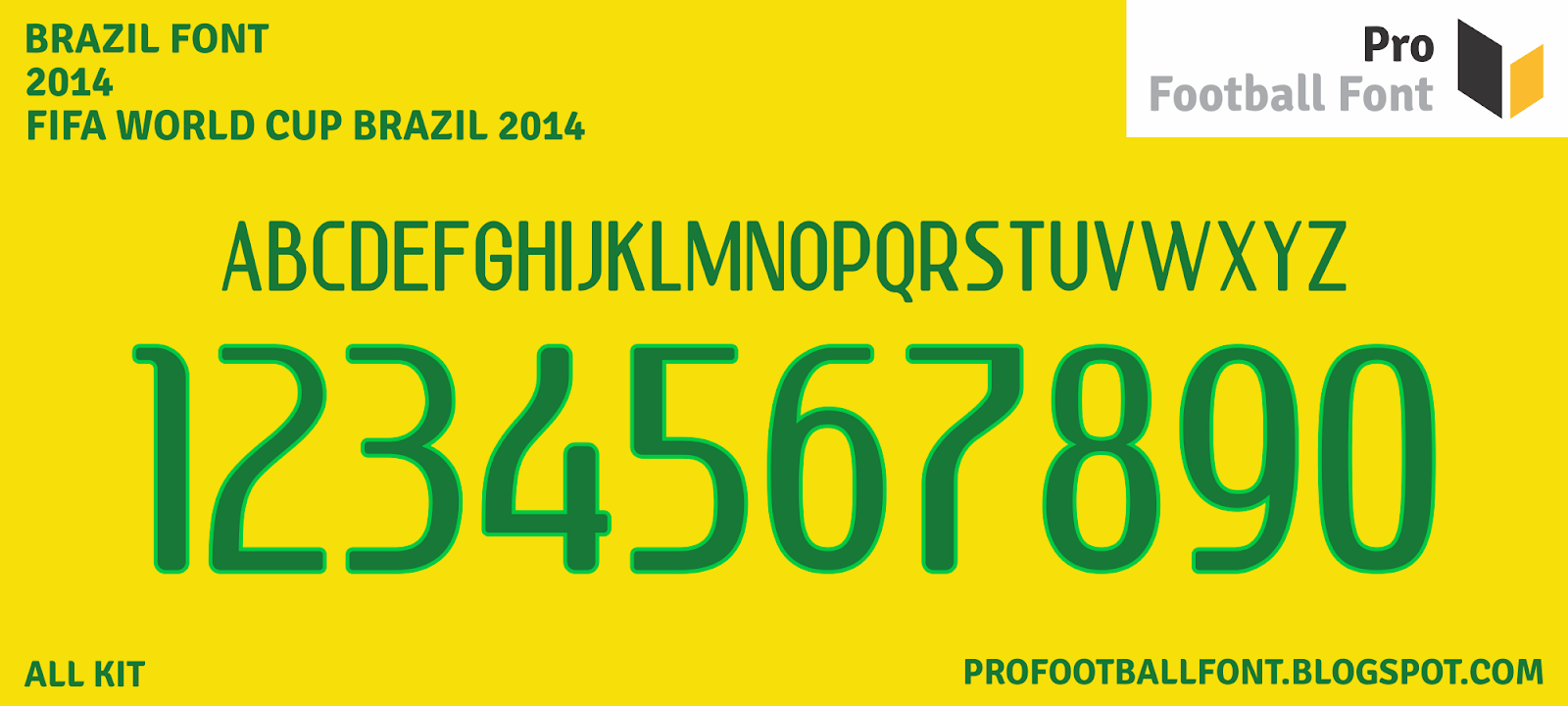 Brazil World Cup 2014 Font
