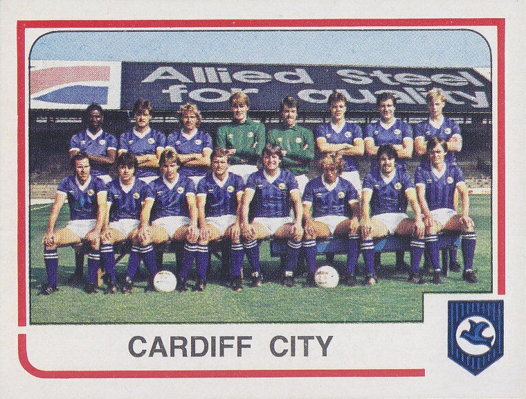Cardiff City Football Cards & Stickers: Panini - Football 84 1983-84
