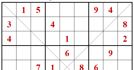 Diagonal Sudoku (Fun With Sudoku #122)