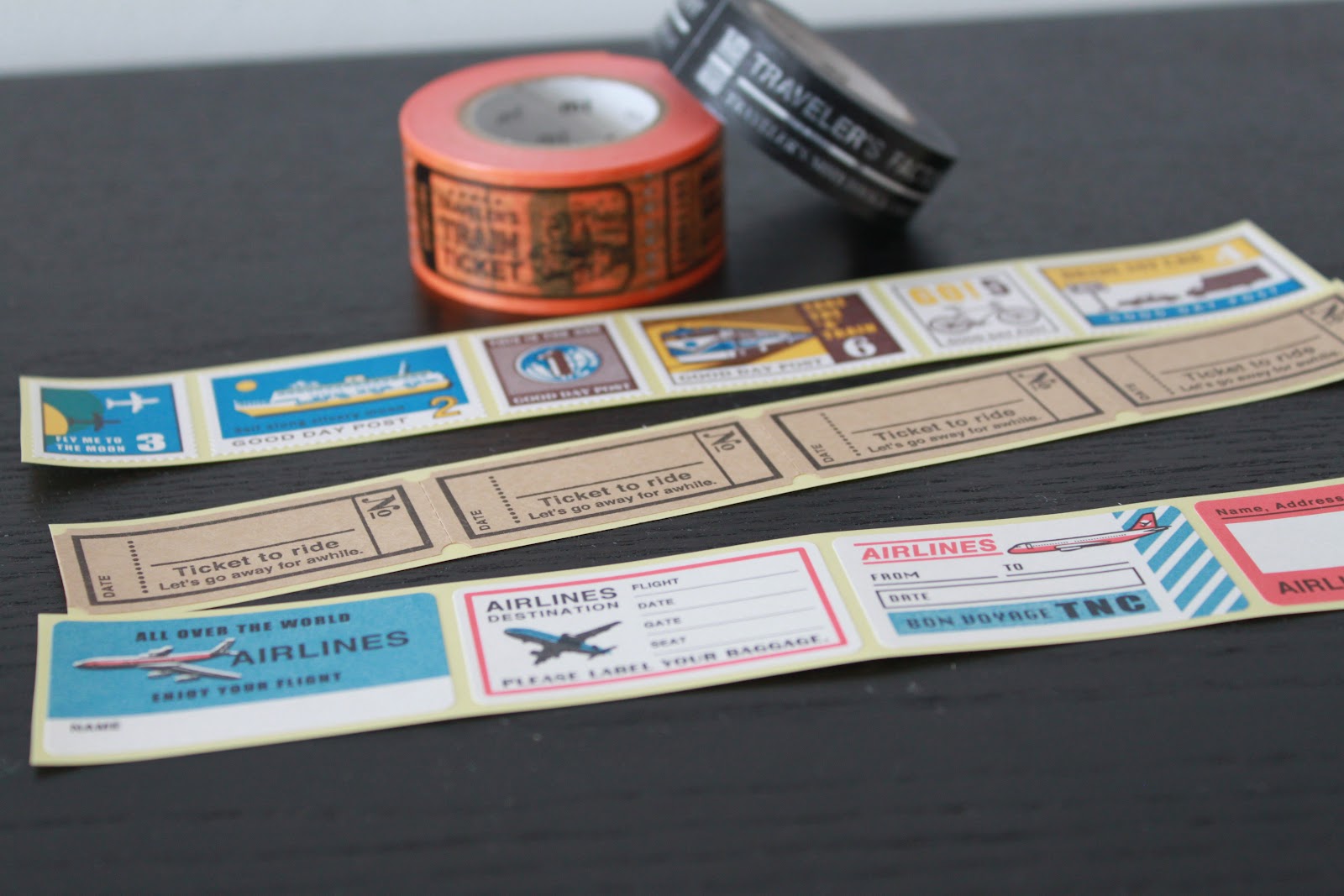 Le Sunshine Craft: Traveler's Factory Stickers