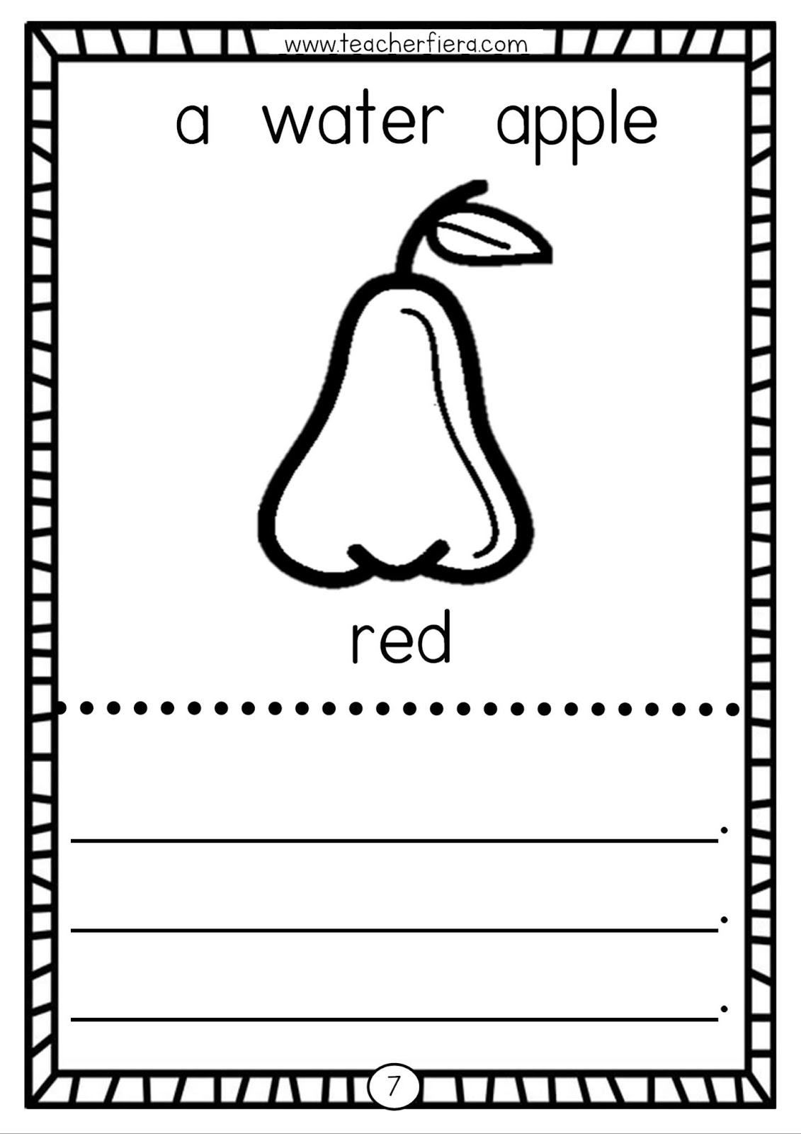 teacherfiera.com: MY WRITING PROJECT (FRUITS)