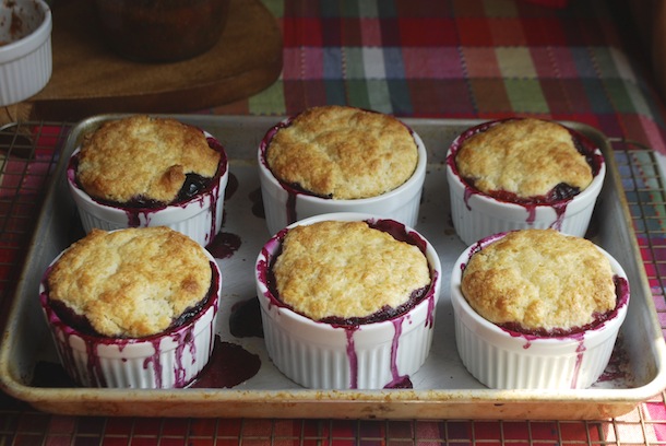 Mini Mixed Berry Cobblers - Always Order Dessert