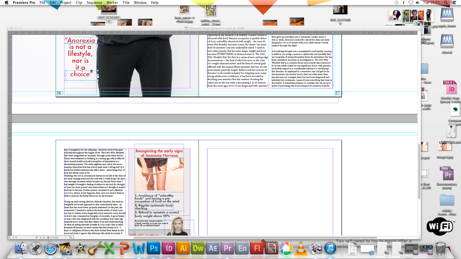 Aimee-Jade Corner A2 Media Coursework: Developing my Double Page Spread ...