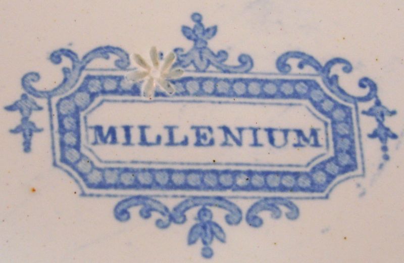 Dishy News - A Transferware Blog: MILLENIUM OR MILLENNIUM