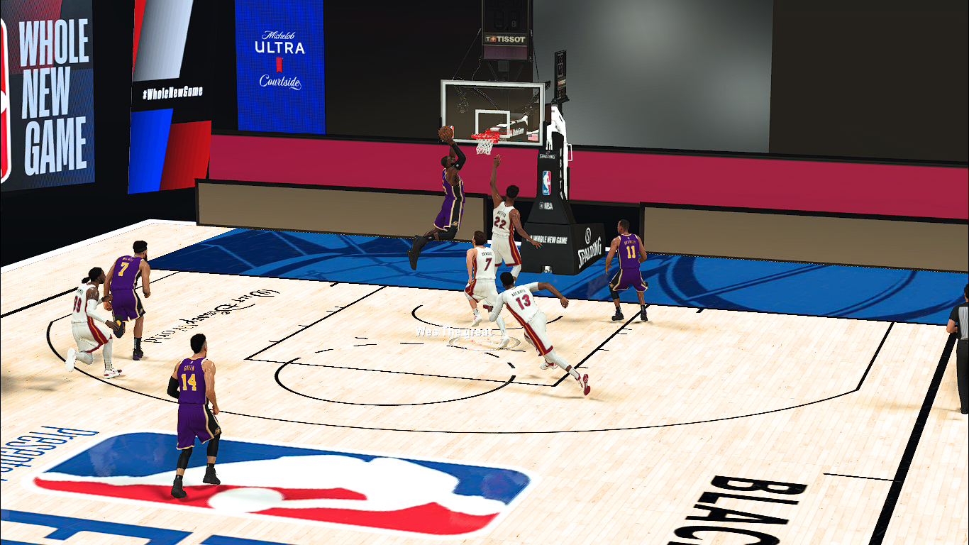 NBA 2K21 NBA Finals Bubble Court Pack by Wes The Great - Shuajota: NBA ...