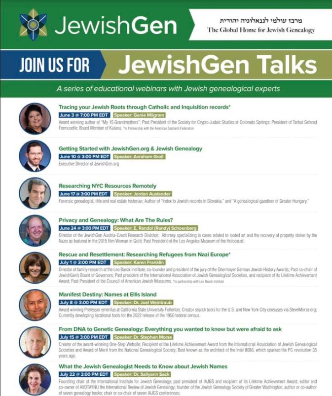 The JGSGM Blog: JewishGen.org/live - Educational Webinars with Jewish ...