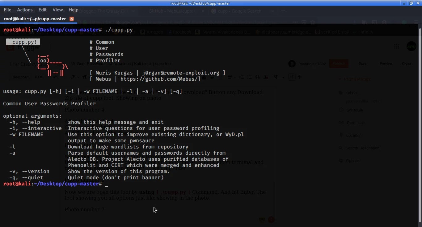 38 Best Password List Download Kali Linux Cupp Tool Free Tashinva