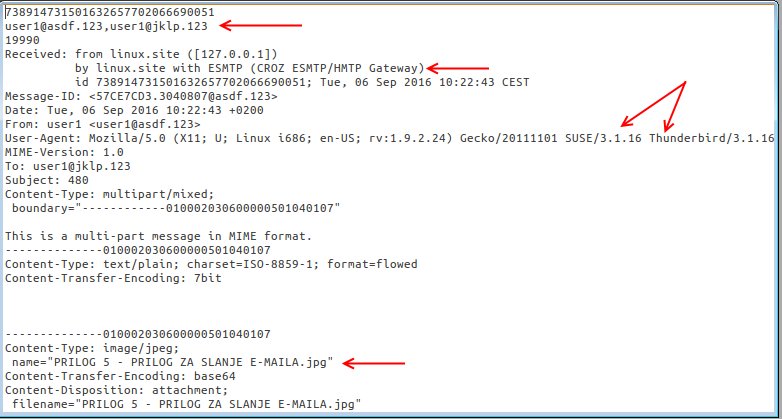 example of e-mail over HF using STANAG-5066 and STANAG-4285 as HF ...
