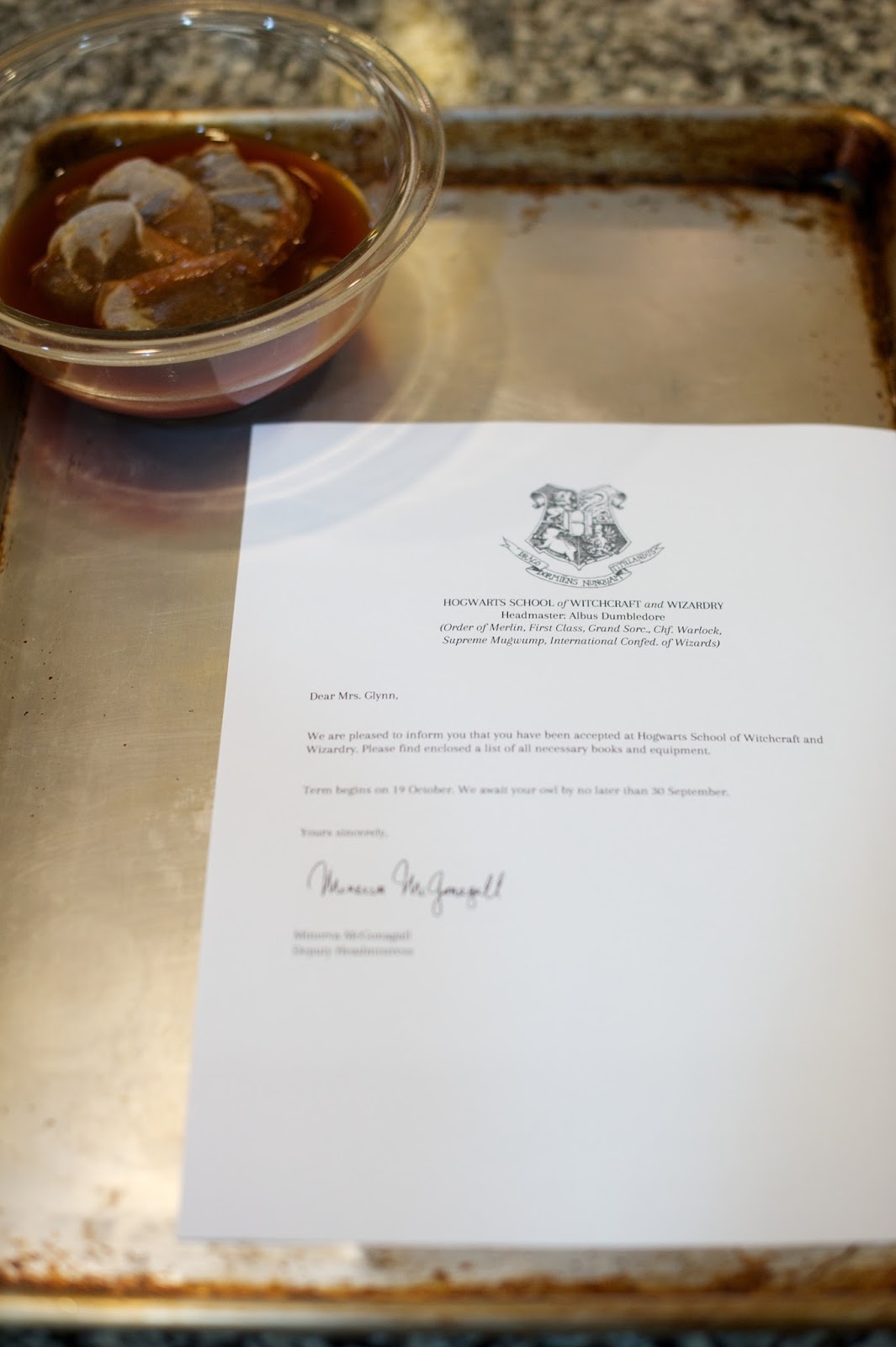 Life at the condo: HP Party - Invitations