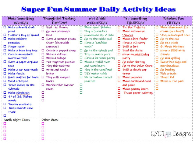 100 Things To Do This Summer | Sew Simple Home