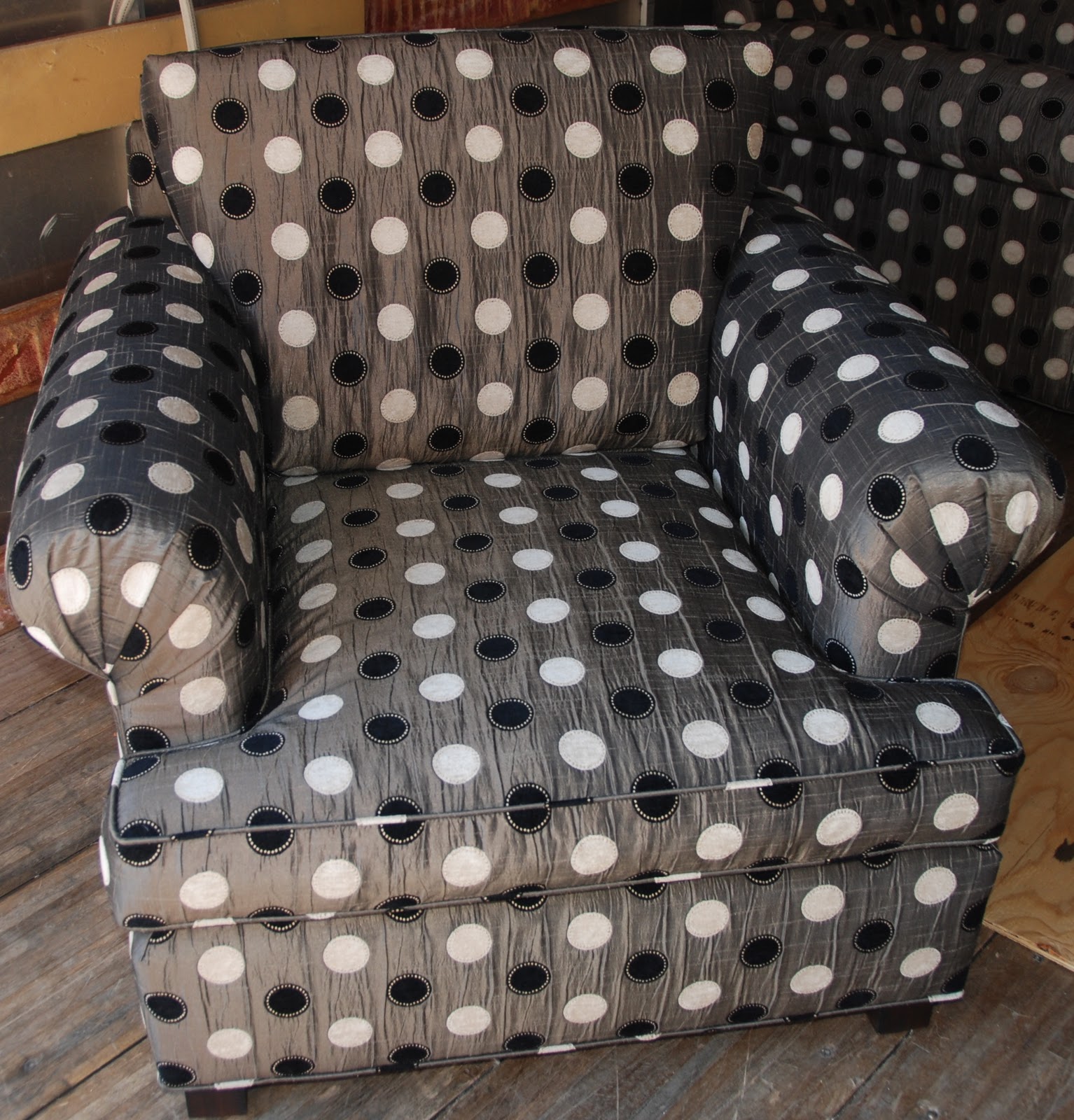 Pollins of Napa: Polka Dot Chairs