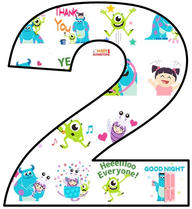 Tierno Alfabeto de Monstruos S. A. - Oh my Alfabetos!