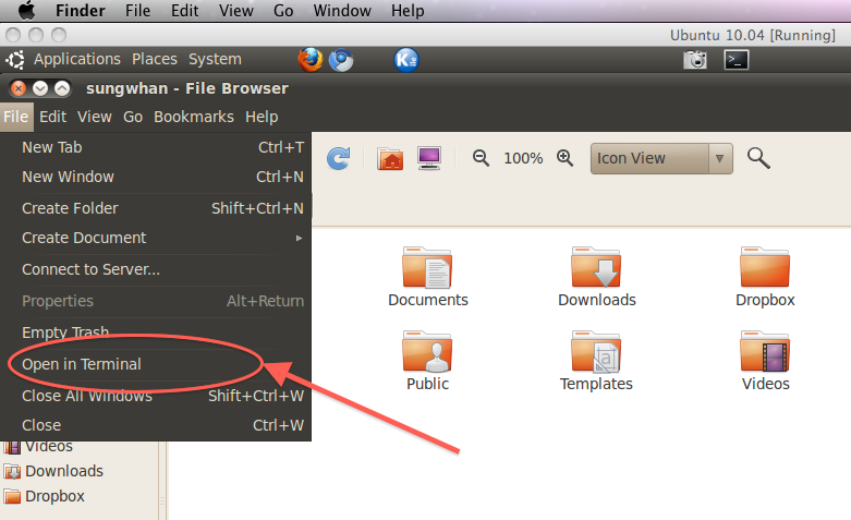 Nautilus open terminal - sekasoul