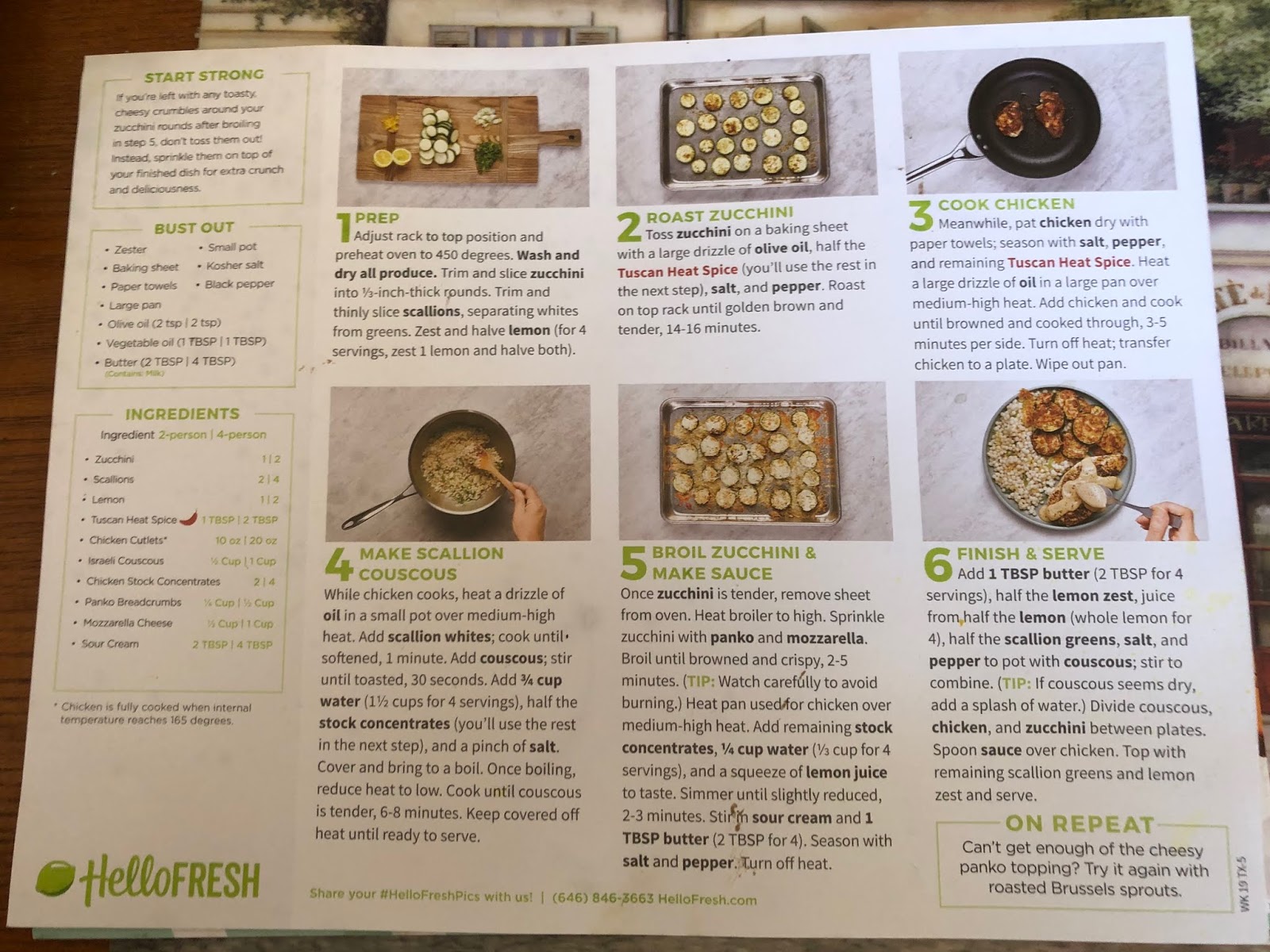 Creation Station by Melissa: Hello Fresh Creamy Lemon Butter Chicken Recipe