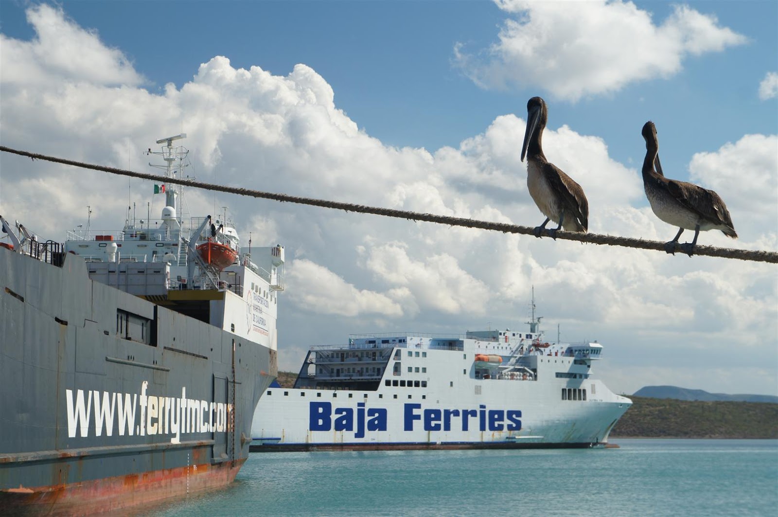 Heather and Scott's Adventures: Ferry to the Mainland of Mexico