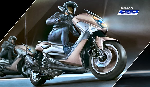 Motor Matic Besar Yamaha NMAX 155 cc Blue Core Terbaru 2015