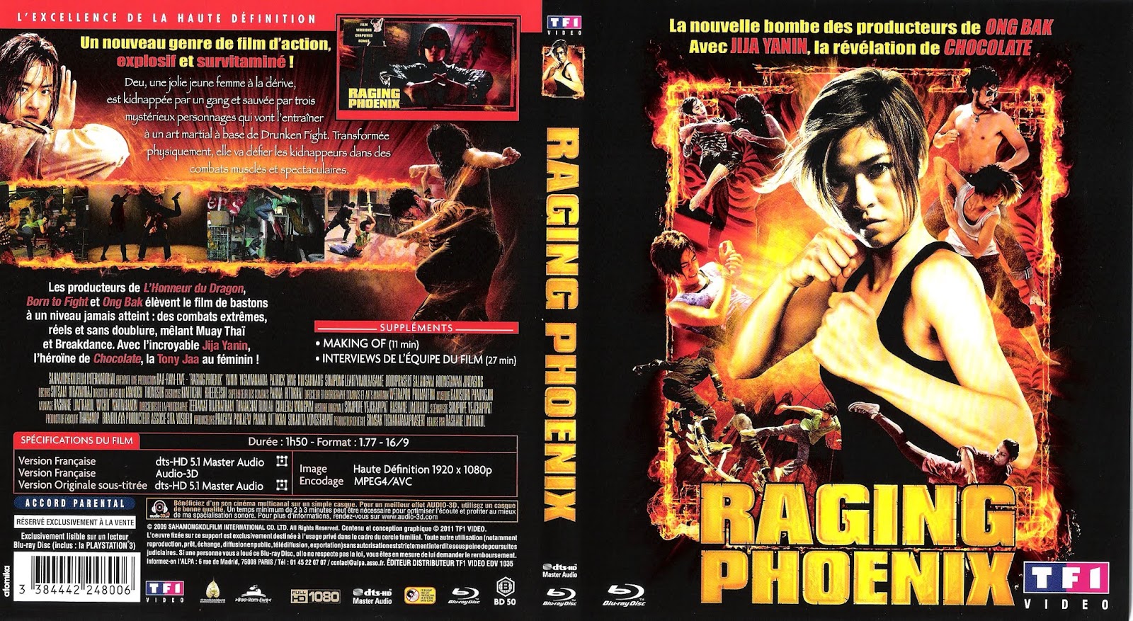 BLU-RAY JAQUETTES BLU-RAY: Raging phoenix