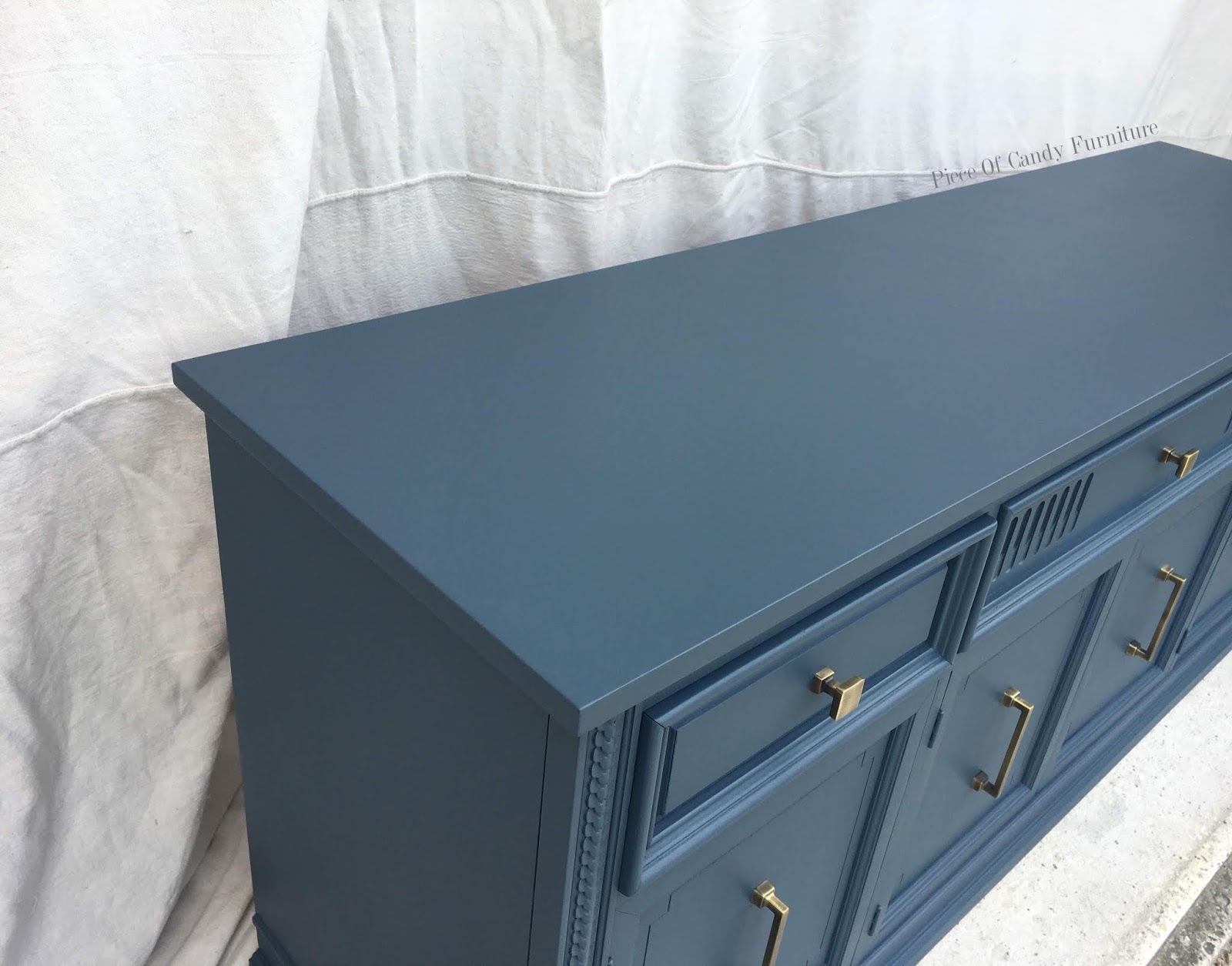 Piece Of Candy Furniture: Redesigned Vintage Buffet Dark Teal....