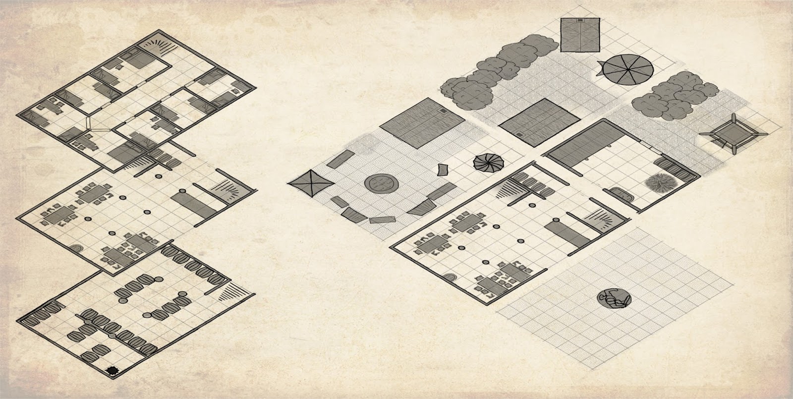 Hero Kids RPG: Putting together Fire In Rivenshore maps