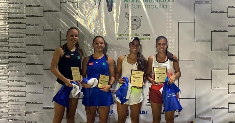 Tenis al Máximo: DANA GUZMÁN CAMPEONA DE DOBLES EN EL J1 DE BARRANQUILLA