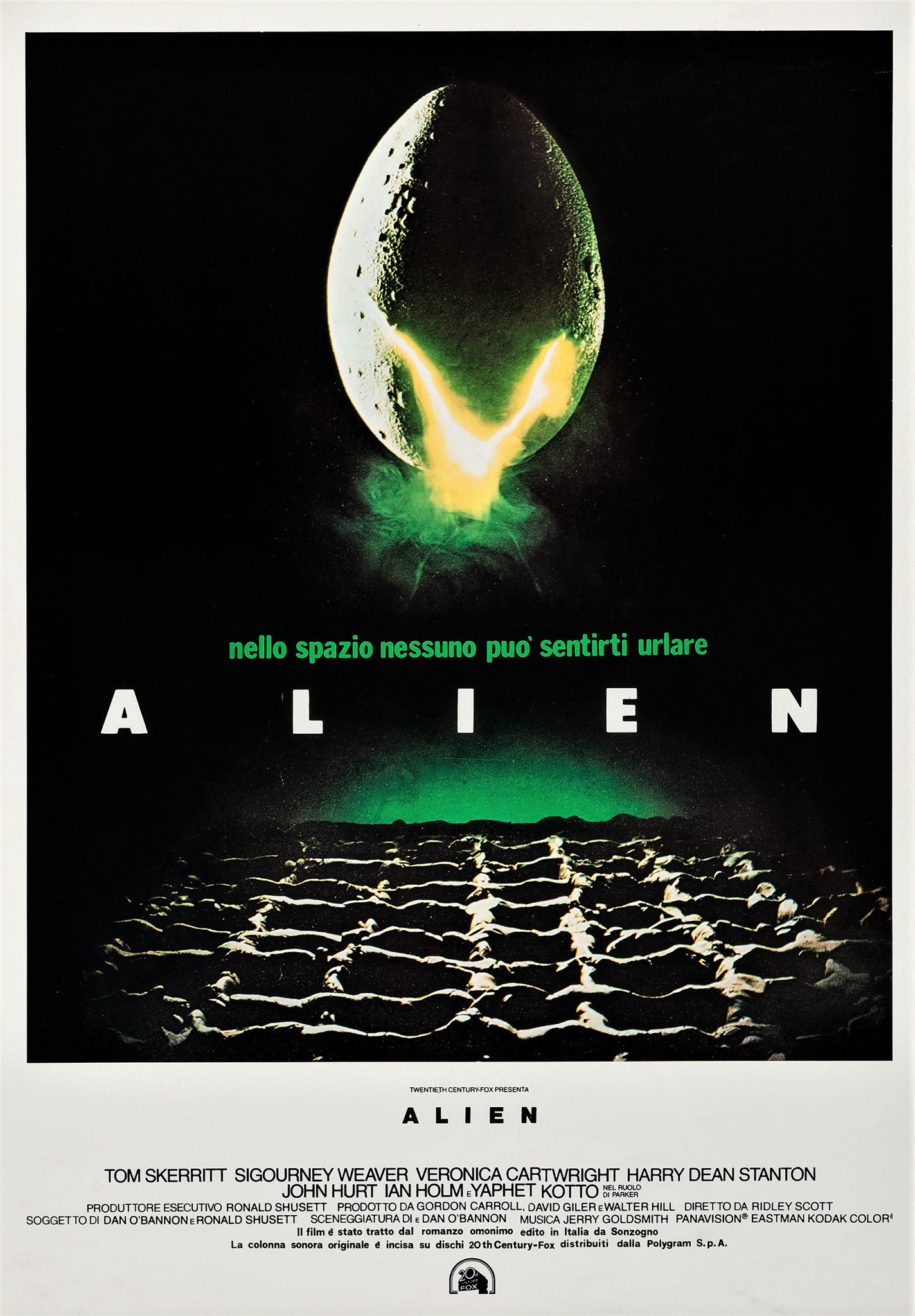 SIGOURNEYRULES : Sigourney Weaver Italian Movie Poster: Alien 1979