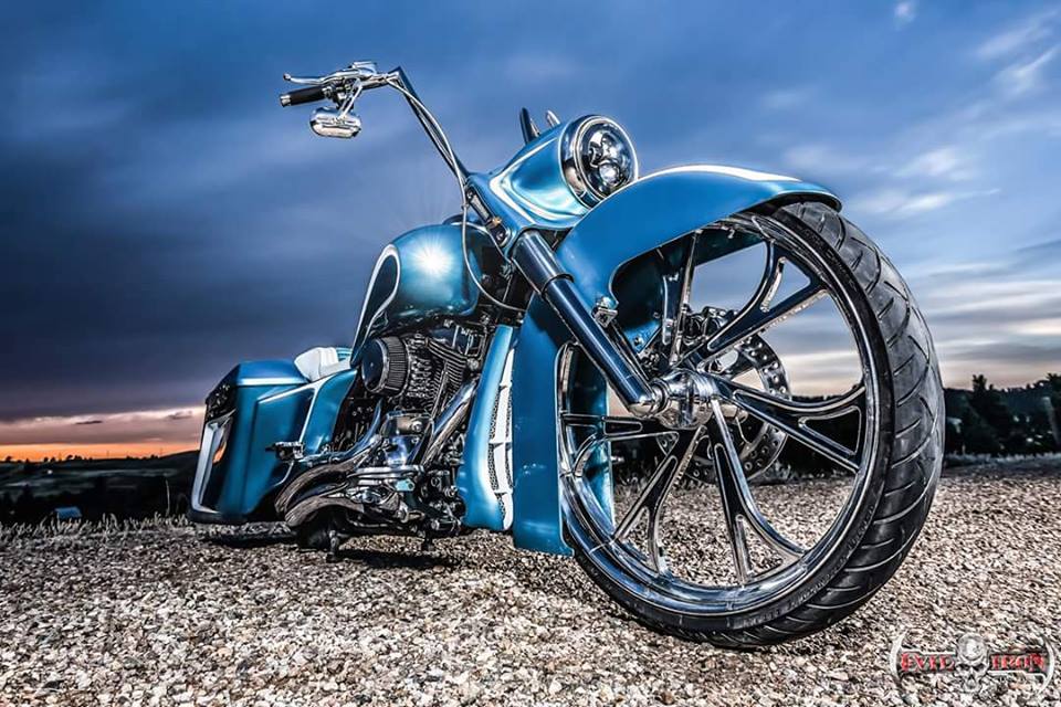 biker excalibur II: Blue Motorcycles