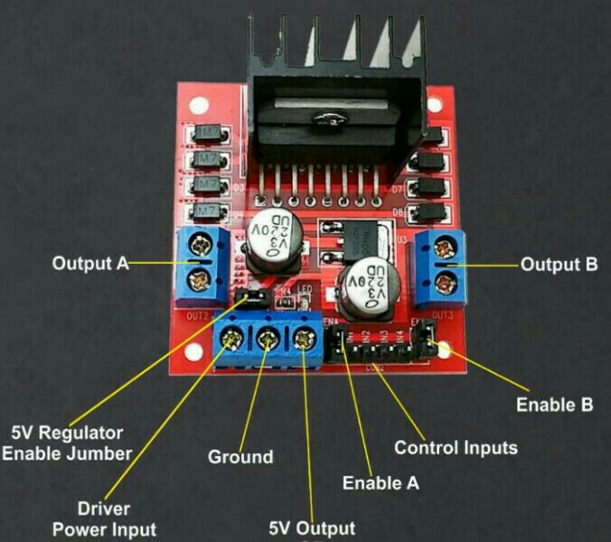 Functions of pins l298n motor driver - caqwekings