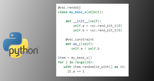 Bits Bytes And Gates Python Verification Stimulus And Coverage Constraints