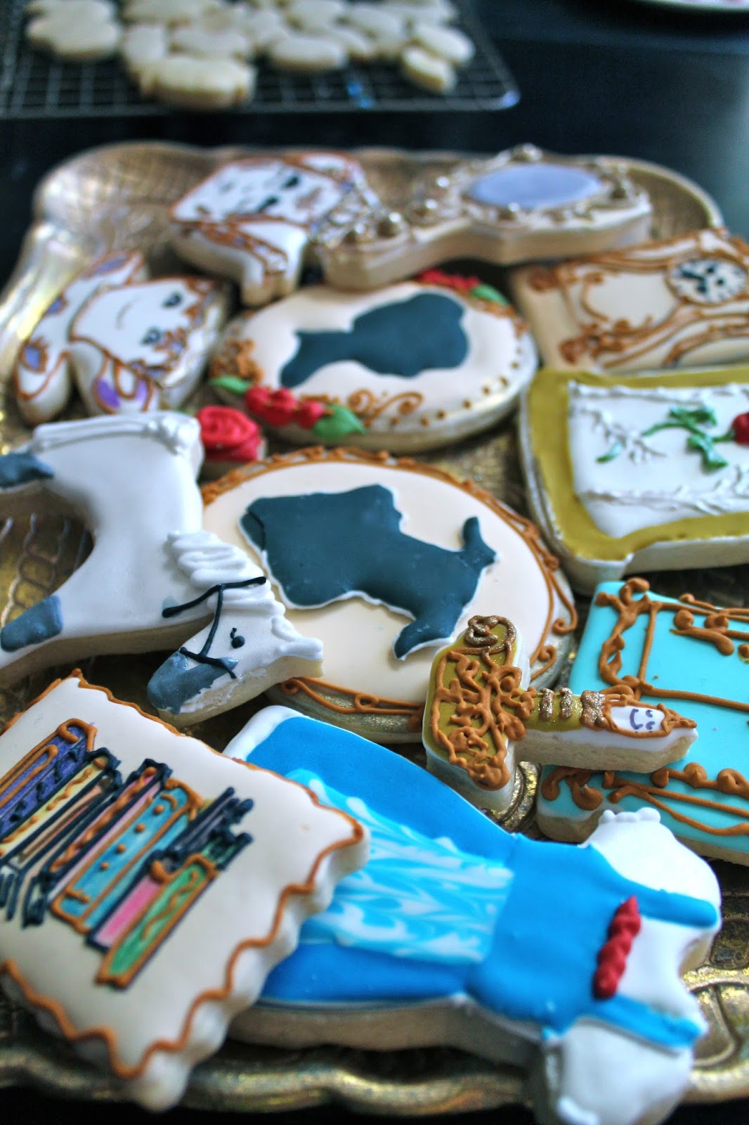 Beauty and the beast cookies — The Cookie Couture