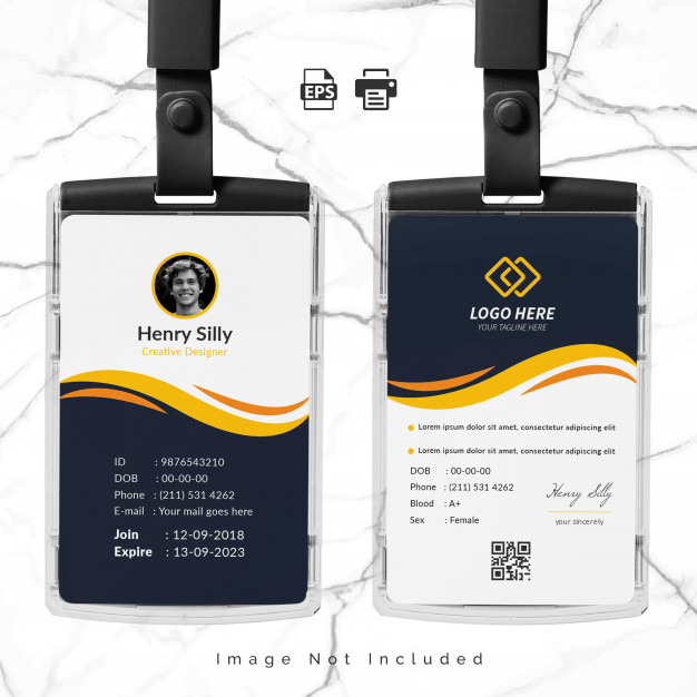 Contoh desain cocard kepanitian event download ID card - Jualdesainku