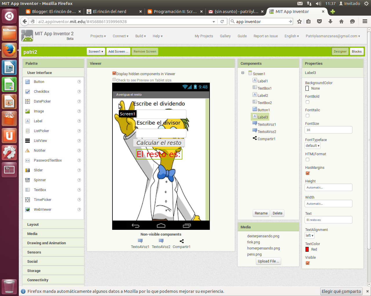 El rincón del nerd: Programación II: Scratch, MIT App Inventor ...
