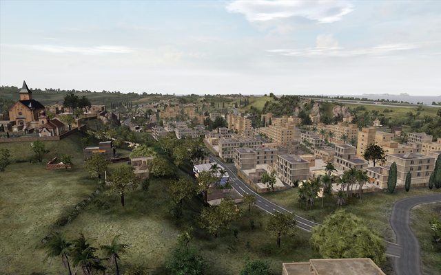 Arma 1 の建物とサーラニ島を Arma 2 に取り込む SMD_Sara_A2 Full Sahrani Map Port が公開 ...