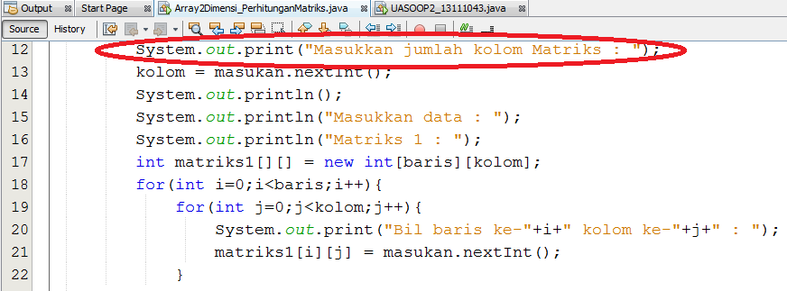 Tutorial : Penjumlahan 2 Buah Matriks pada bahasa pemograman java netbeans Tutorial : Penjumlahan 2 Buah Matriks pada bahasa pemograman java netbeans