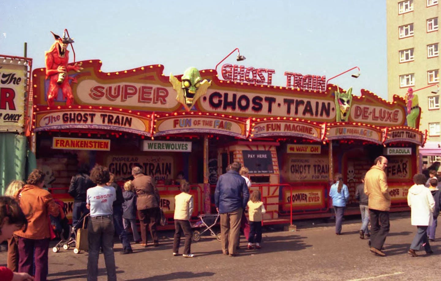 SECRET FUN BLOG: BRITISH "GHOST TRAIN" FACADES FROM THE 1970s AND 80s