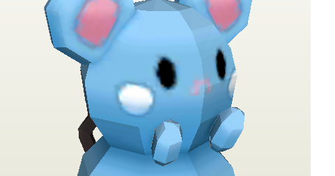 Portgas D Papercraft: Azurill Doll