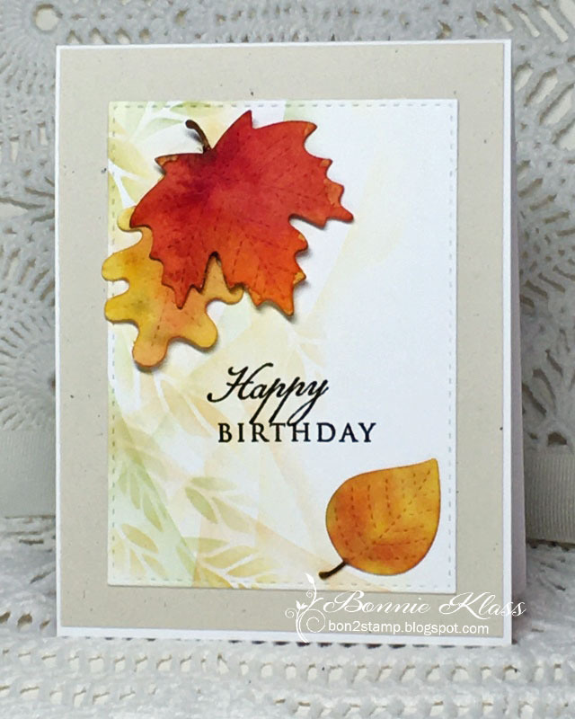 Happy Birthday Fall Leaves