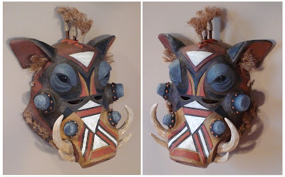 LUDstuff!: SCULPTURE: "The Warthog Mask"