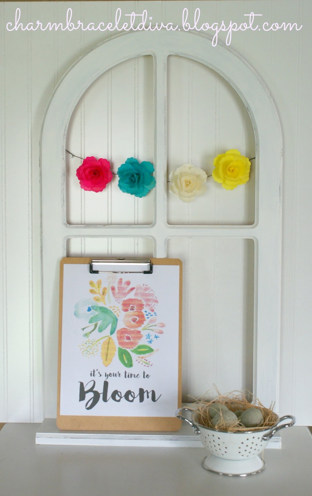 Our Hopeful Home: Cathedral Window Transformed Into Pretty And Practial ...