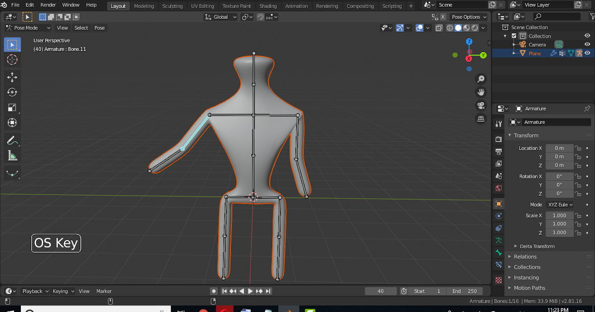 3d Character Modeling And Rigging Skin Modifier Blender 28 Beginner Tutorial 2020 Blender