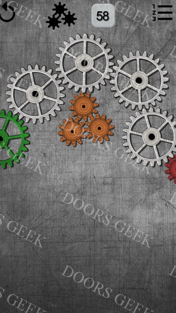 Gears Logic Puzzles Level 58 Solution ~ Doors Geek