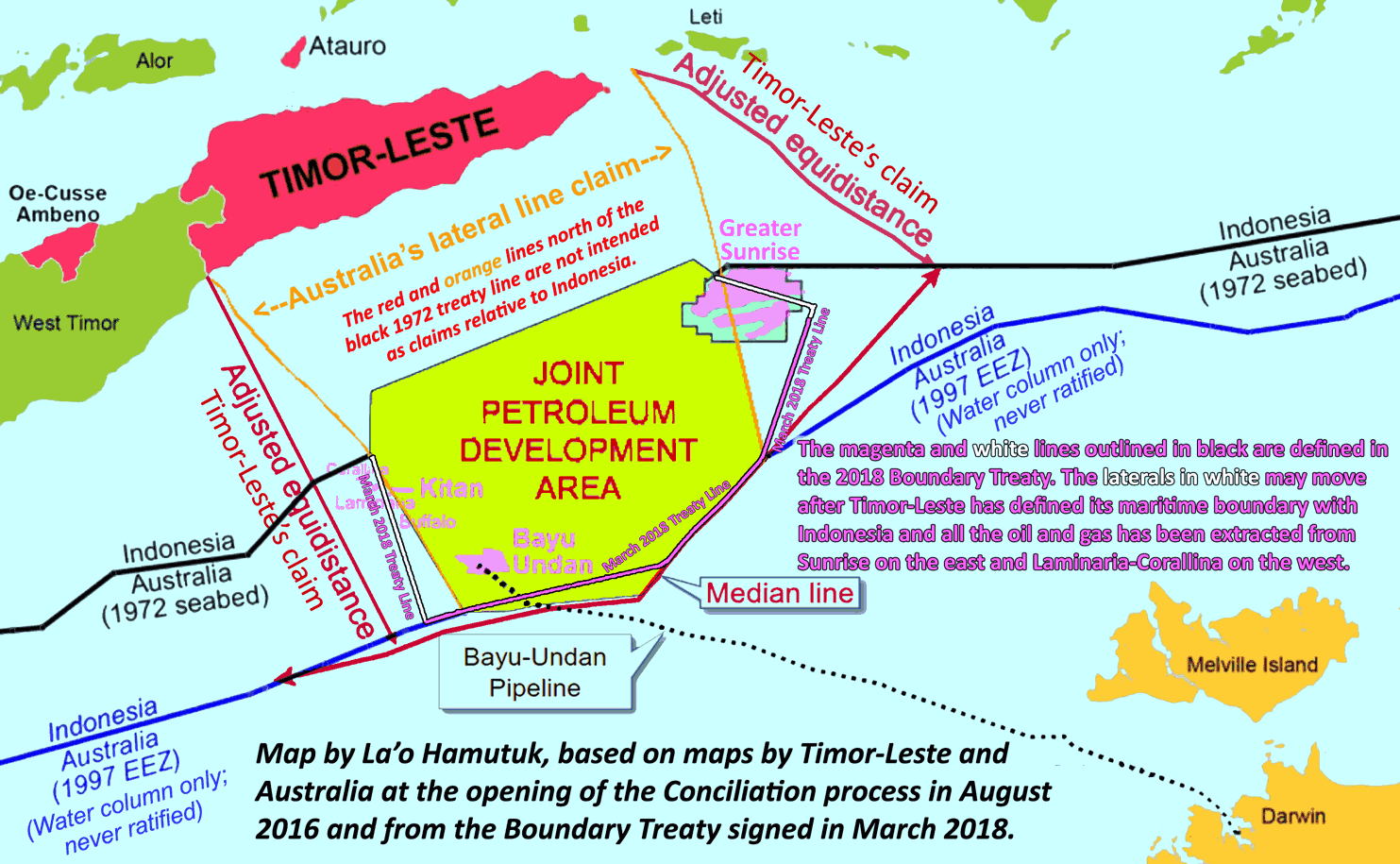 - TIMOR AGORA: The Timor-Leste-Australia Maritime Boundary Treaty