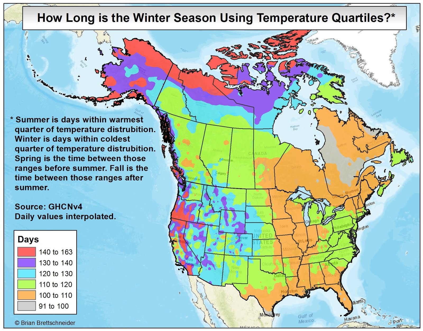 Brian B.'s Climate Blog: Defining the Seasons