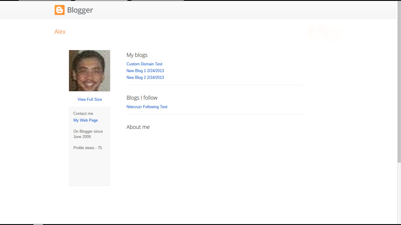 Editing And Showing Your Blogger Profile