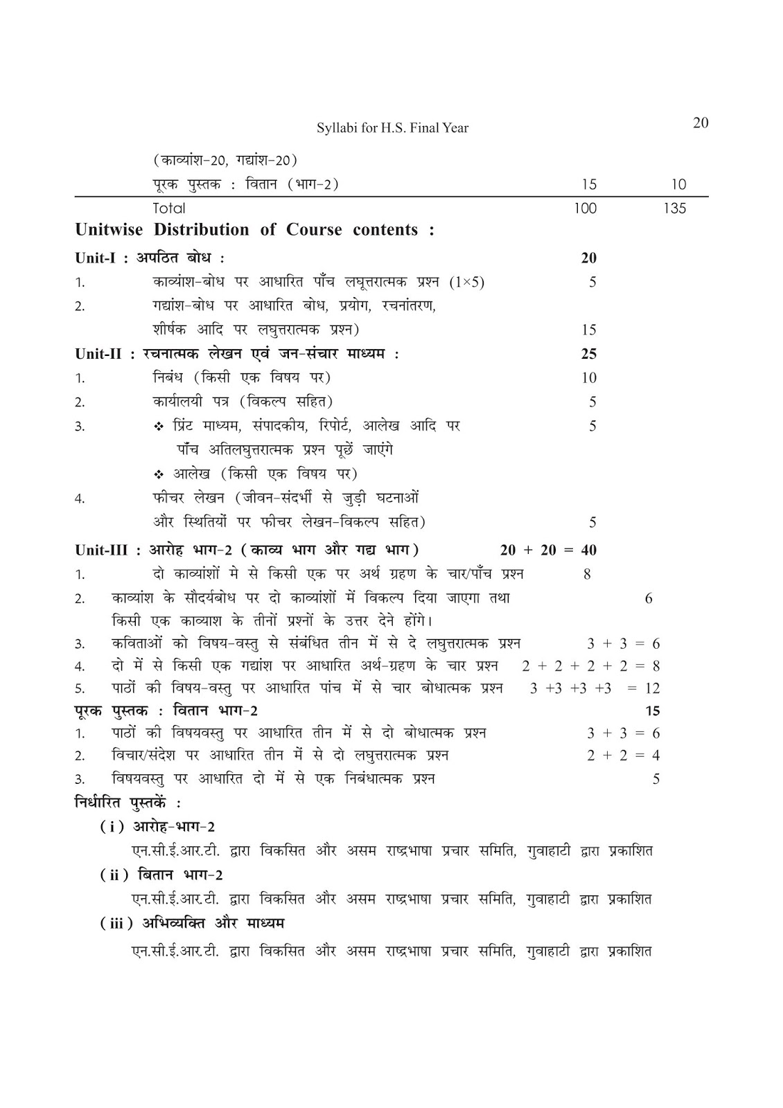 AHSEC CLASS 12 SYLLABUS HINDI MIL ahsec-class-12-syllabus-hindi-mil