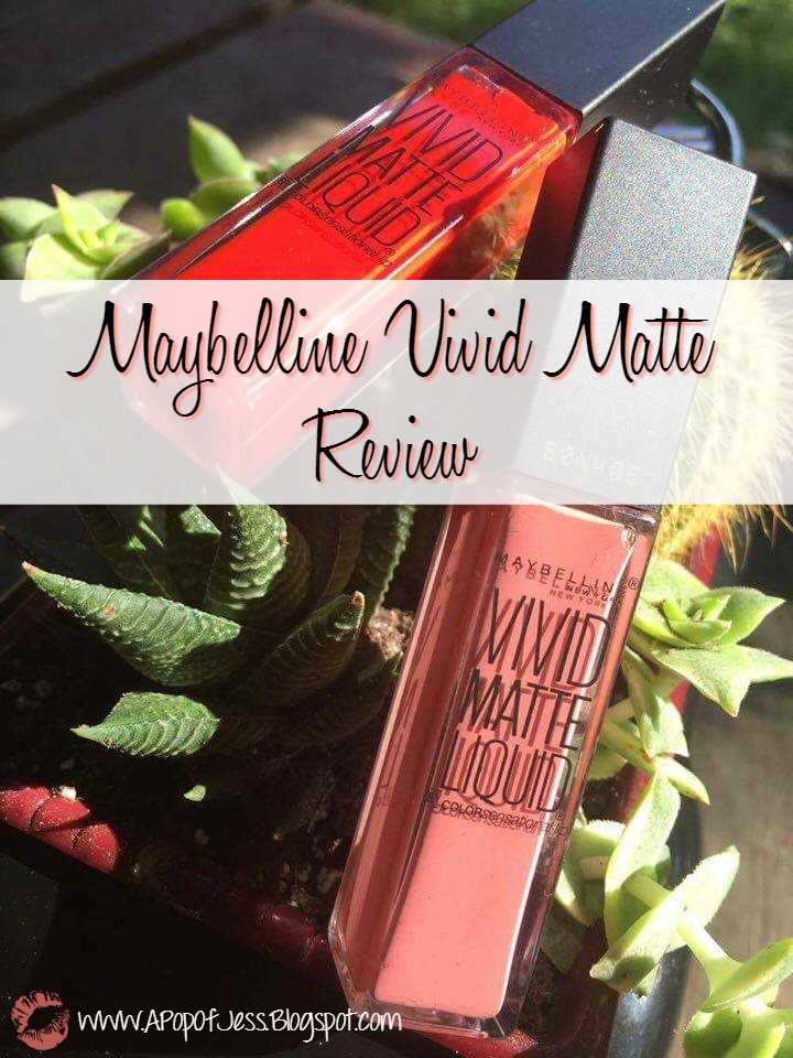 Maybelline #VividMatte Review - Influenster - A Pop Of Jess