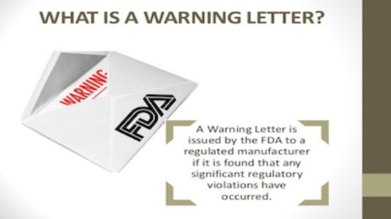 Fda Warning Letters ~ Thankyou Letter