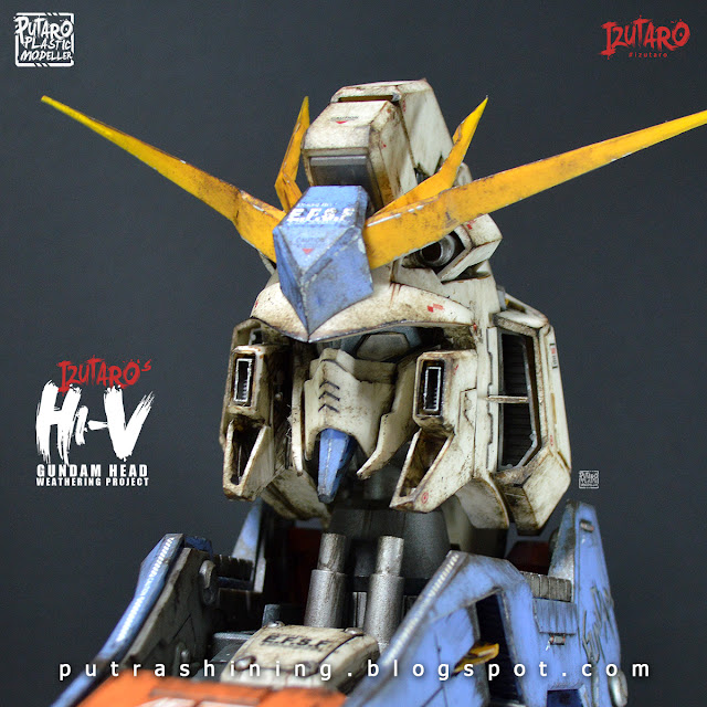 RX-93-ν2 Hi-ν Gundam Head | Customize Weathering by Putra Shining