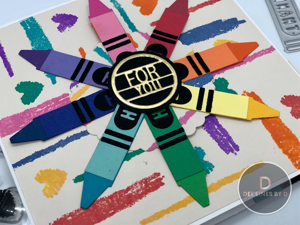 Crayon Spinner Card | Make the Cards Challenge 29