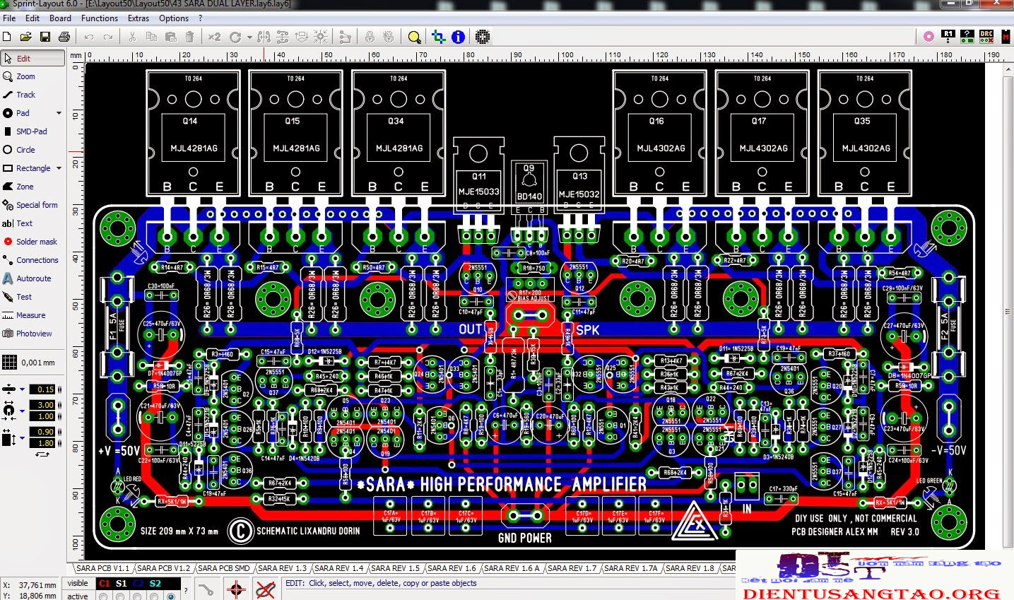 Sprint Layout Viewer